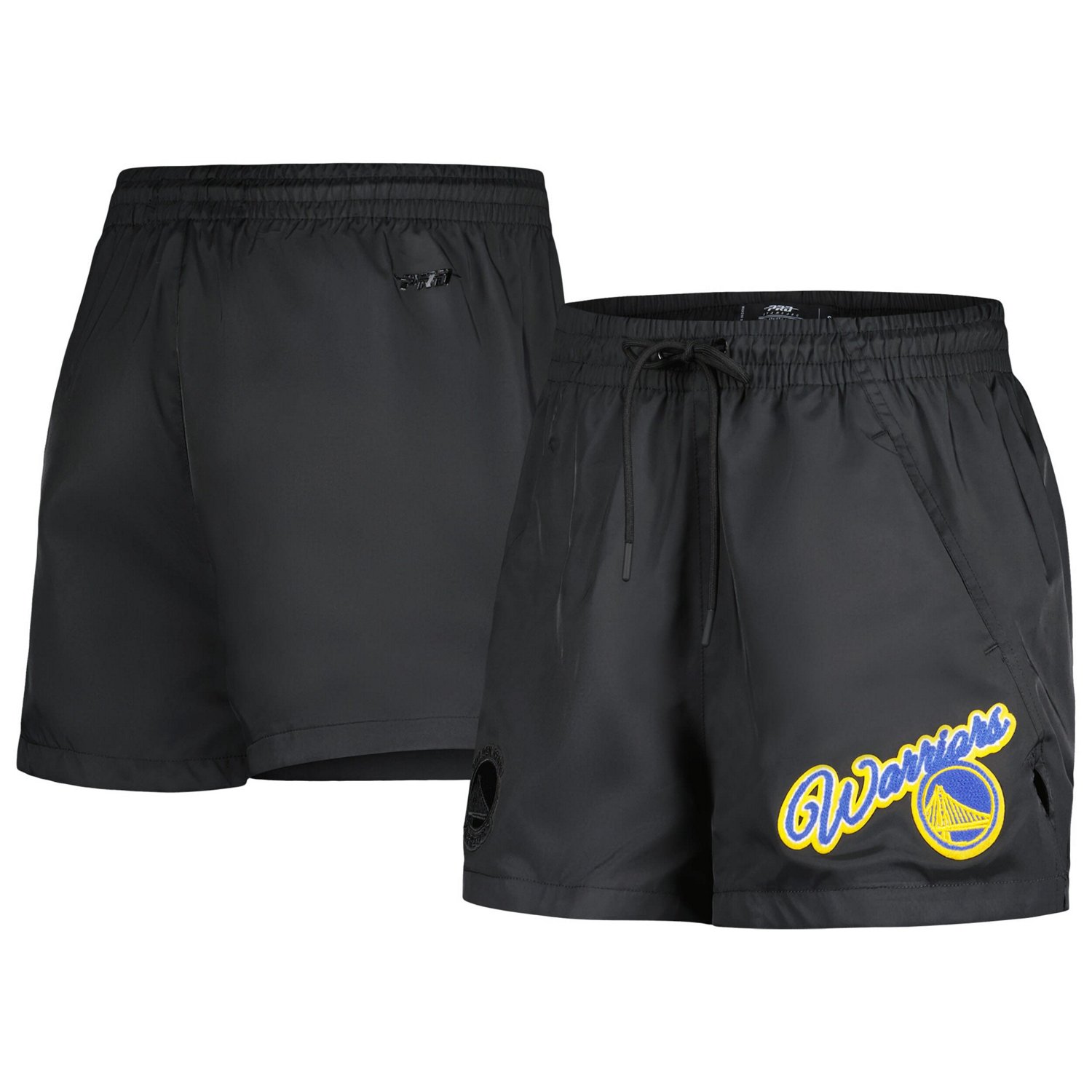 Pro Standard Golden State Warriors Script Woven Shorts | Academy