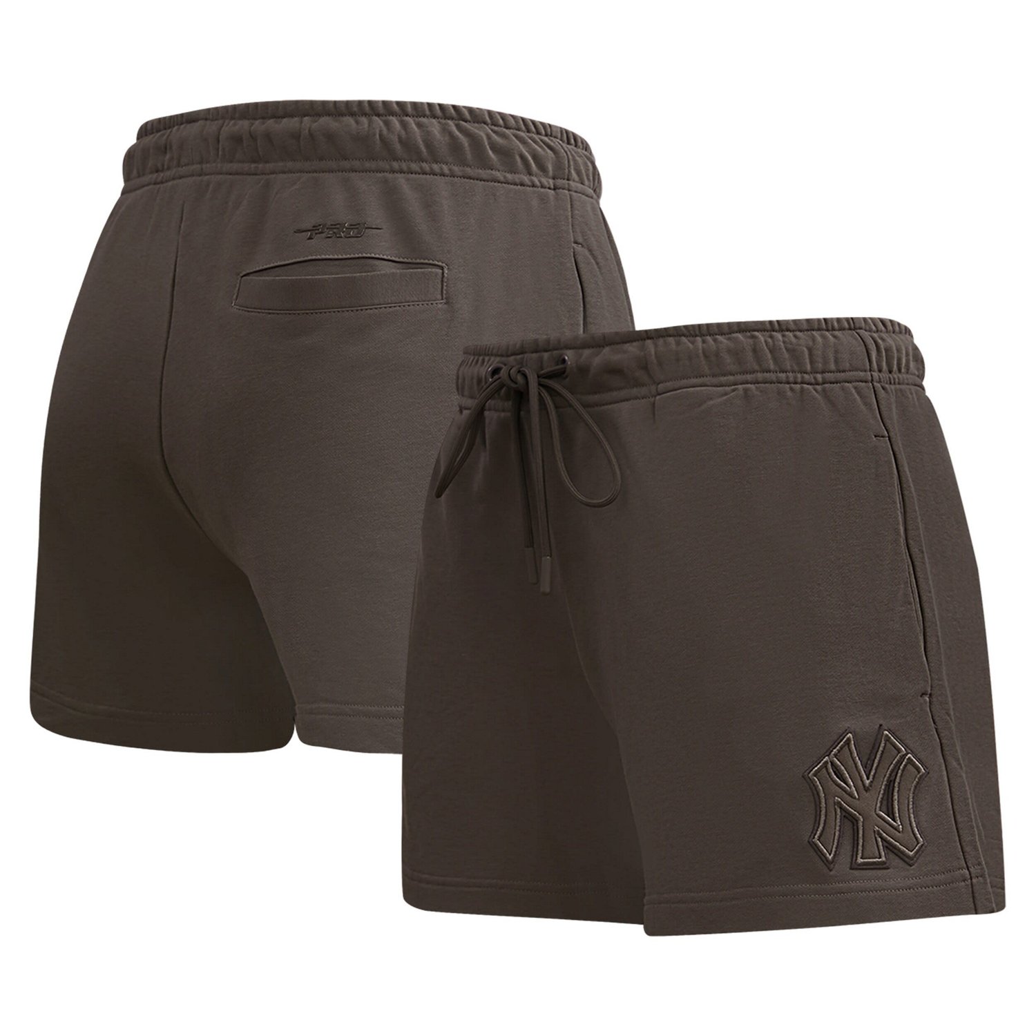 Pro Standard New York Yankees Neutral Fleece Shorts | Academy