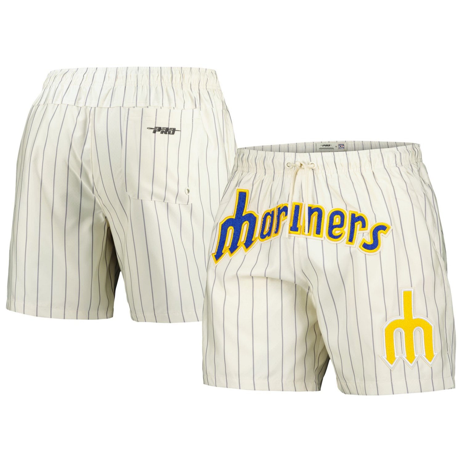 Pro Standard Seattle Mariners Pinstripe Retro Classic Woven Shorts ...