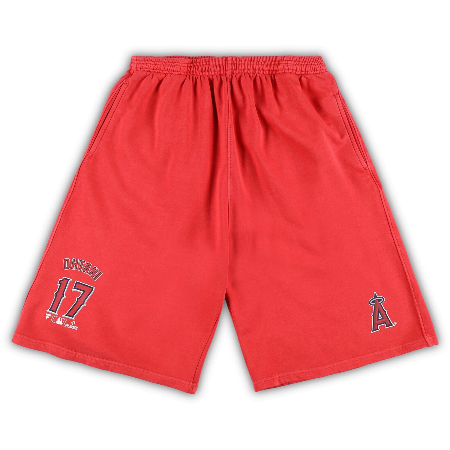 Shohei Ohtani Los Angeles Angels Big Tall Stitched Double-Knit Shorts ...