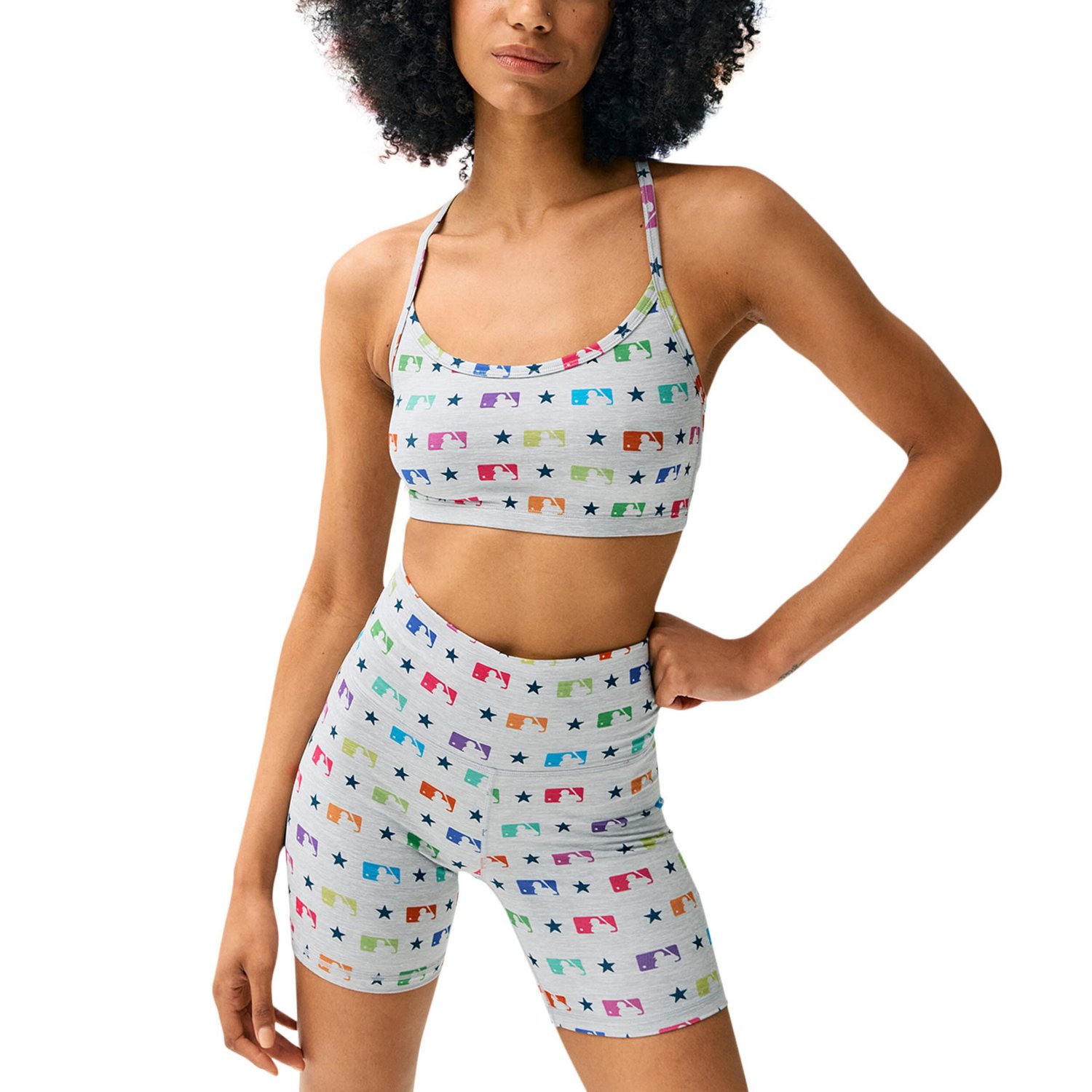 Terez MLB Merchandise TLC Rainbow Shorts | Academy