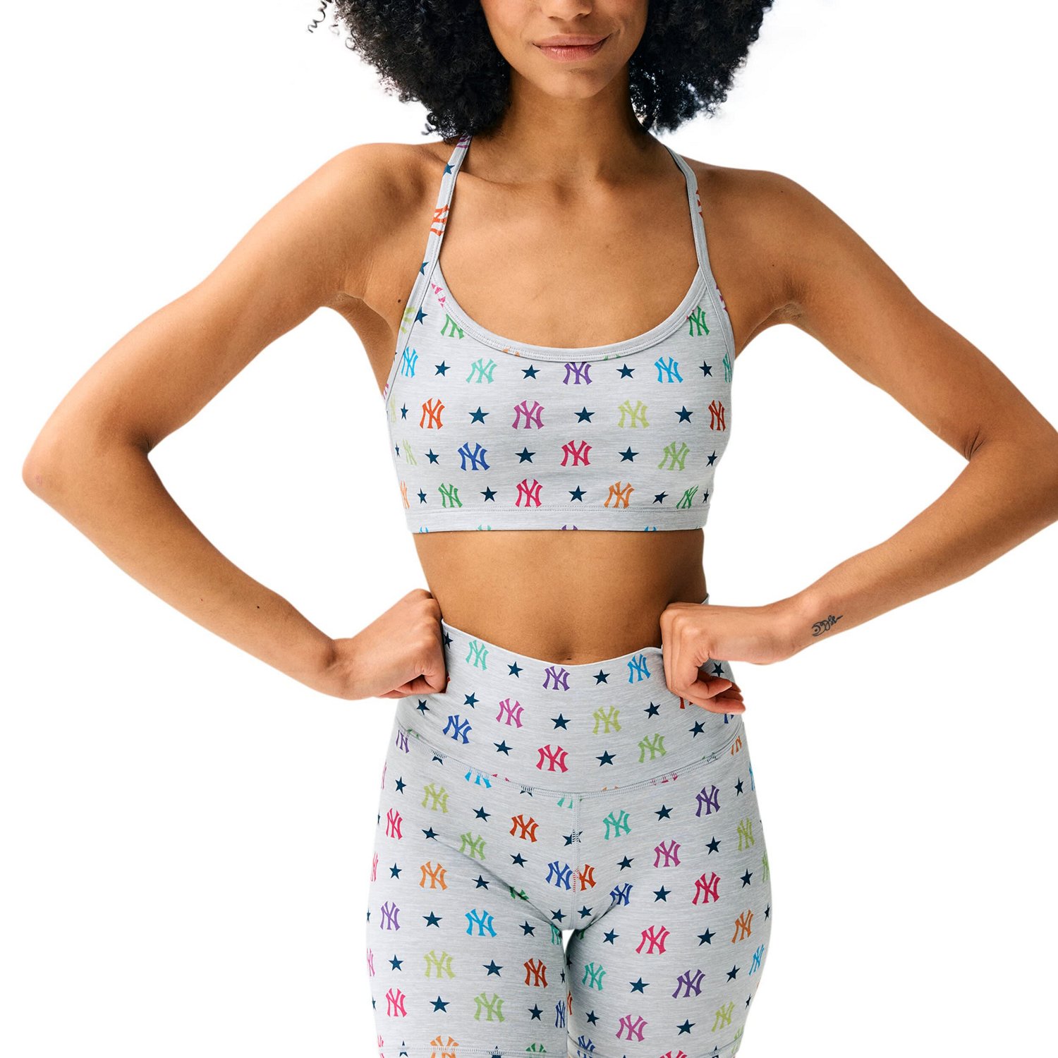 Terez New York Yankees TLC Rainbow Shorts | Academy