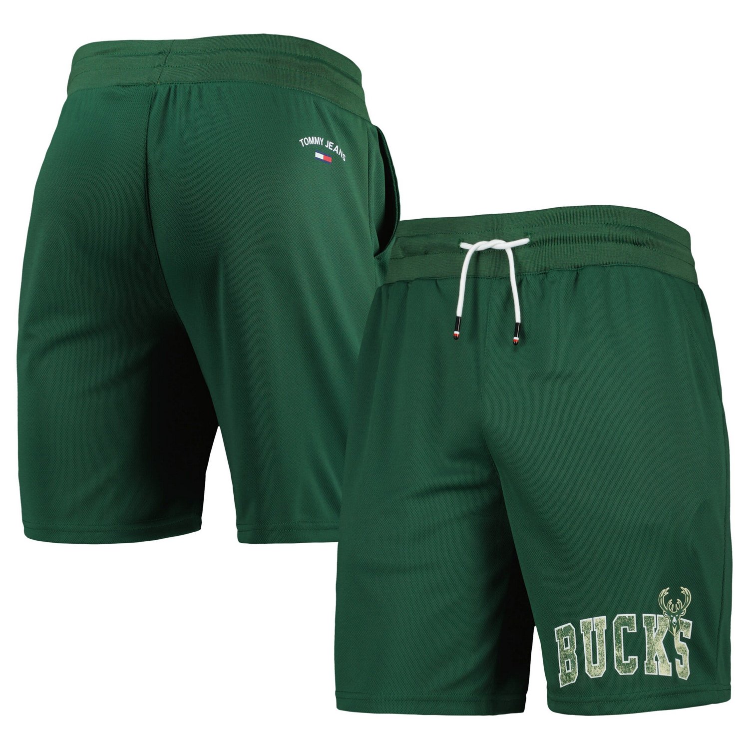 Tommy Jeans Hunter Milwaukee Bucks Mike Mesh Basketball Shorts | Academy