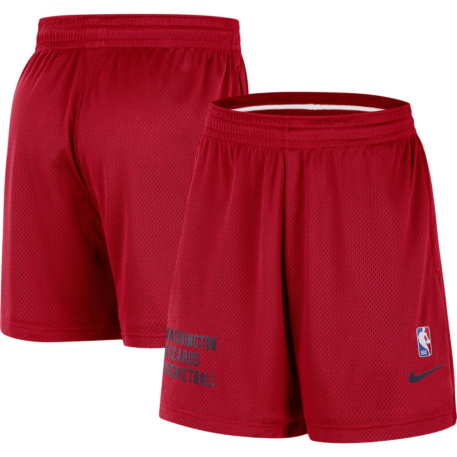 Unisex Nike Washington Wizards Warm Up Performance Practice Shorts ...