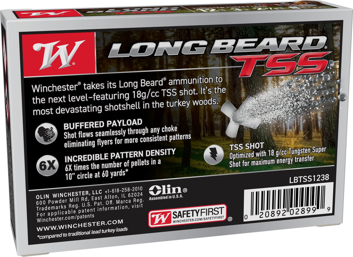 Winchester Long Beard TSS 12 Gauge Shotshells - 5 Rounds | Academy