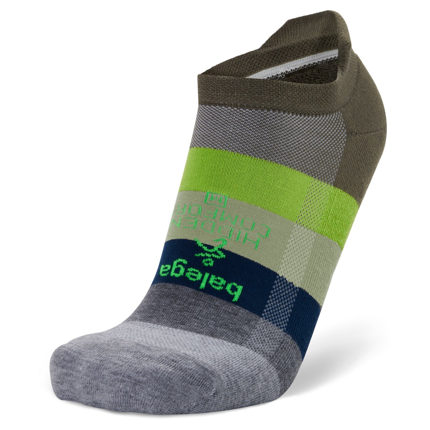 Balega Hidden Comfort Stripe No Show Socks 1 Pack | Academy