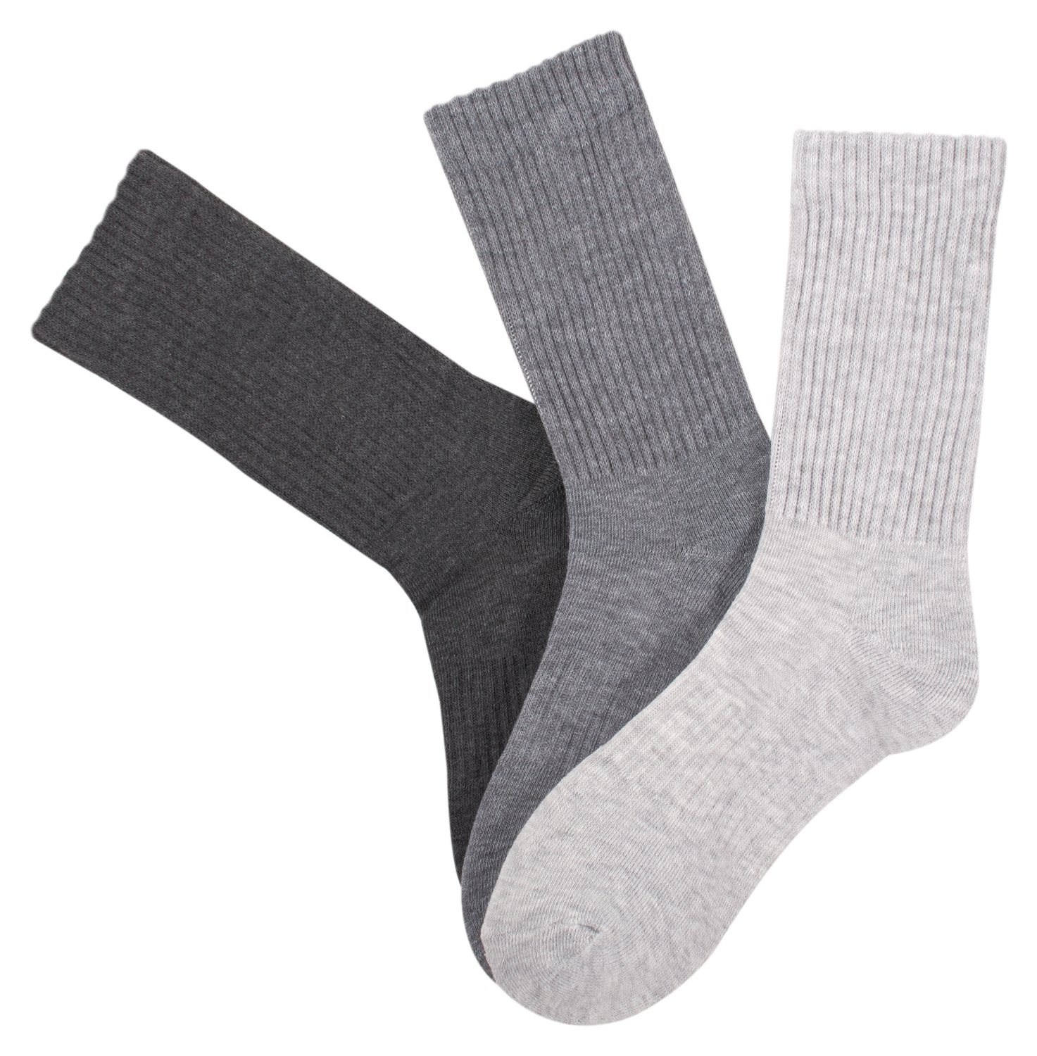 BCG Solids Everyday Crew Socks 3-Pack | Academy