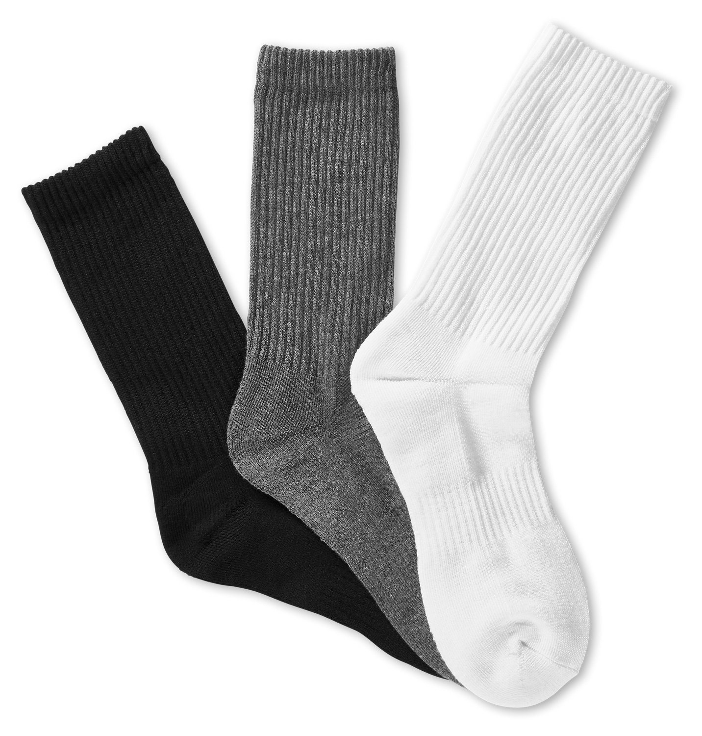 BCG Solids Everyday Crew Socks 3-Pack | Academy