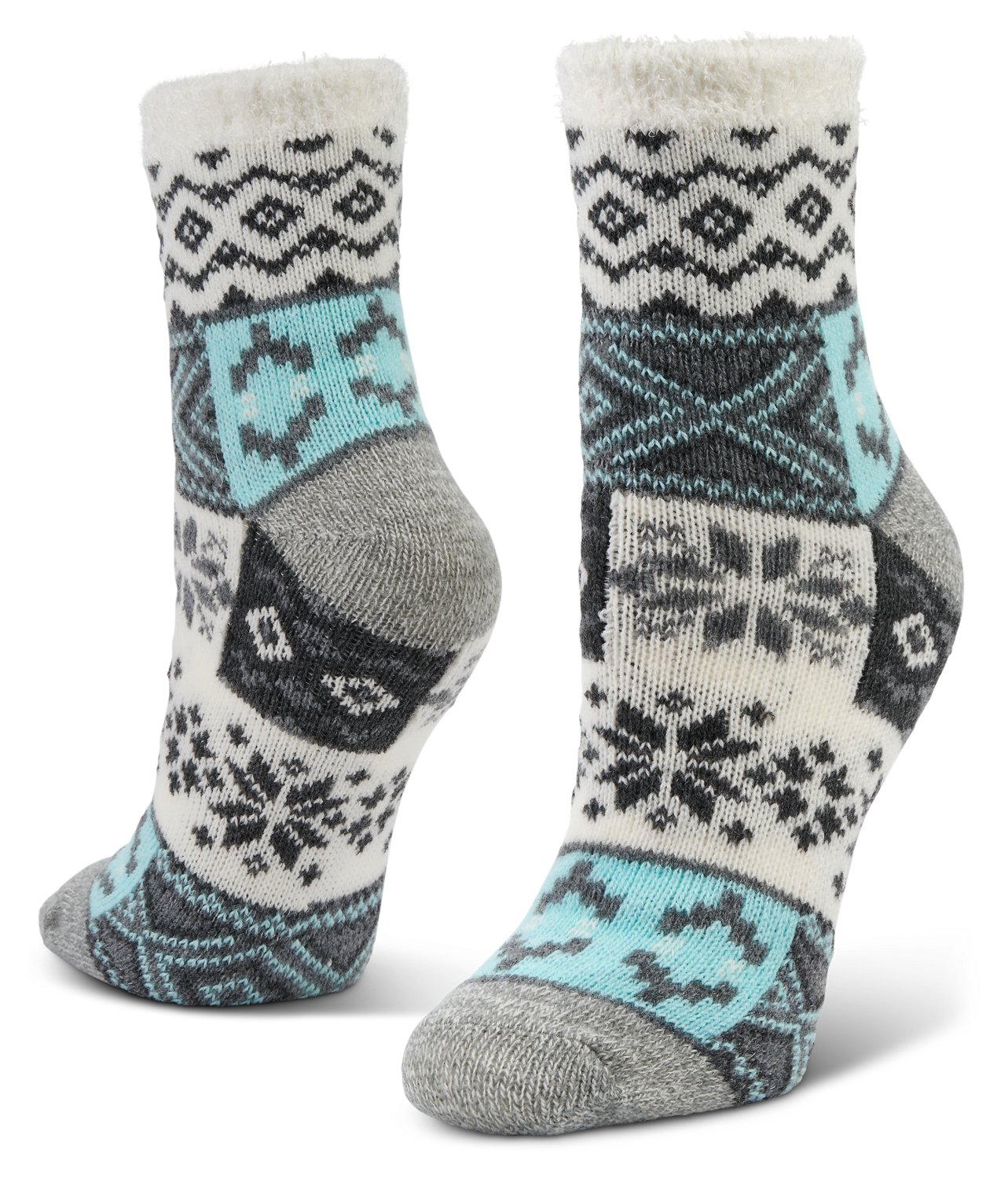 Magellan Women's Crew Nordic Patchwork Socks | Academy