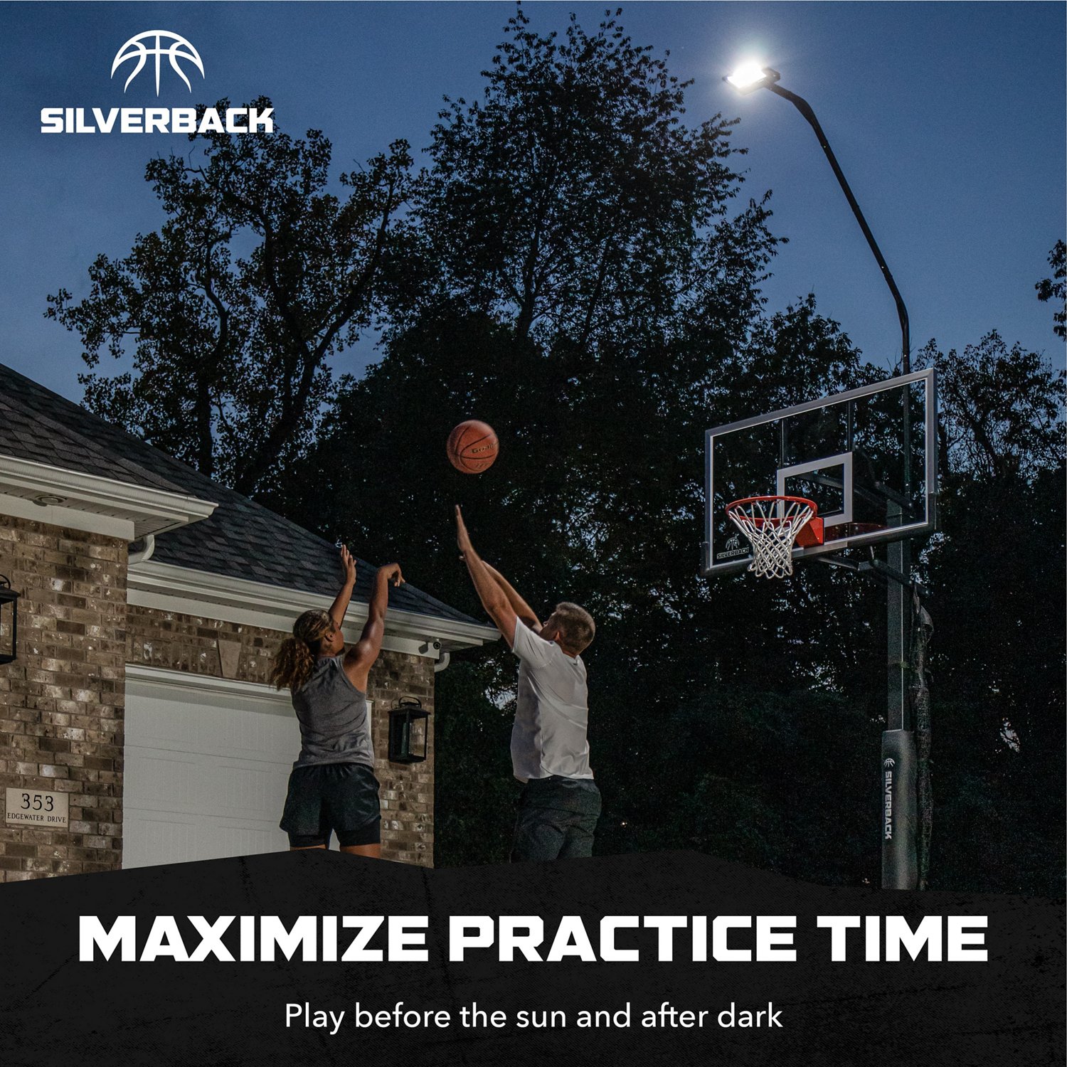 Silverback LED Basketball Hoop Light | Academy