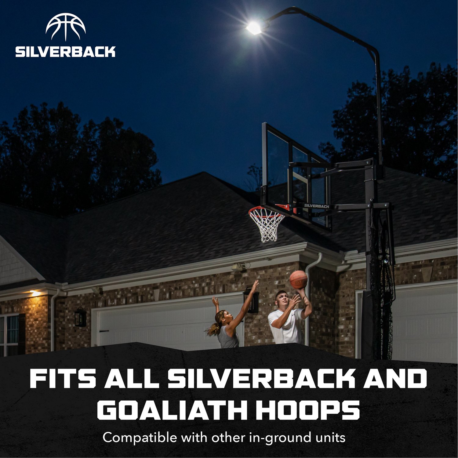 Silverback LED Basketball Hoop Light | Academy