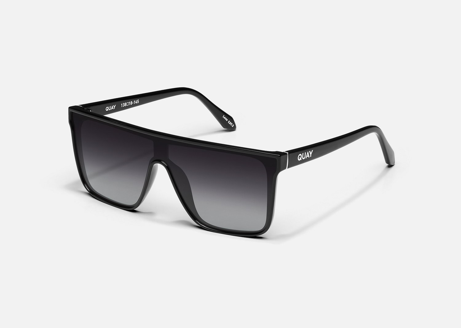 QUAY Nightfall Oversized Shield Sunglasses | Academy