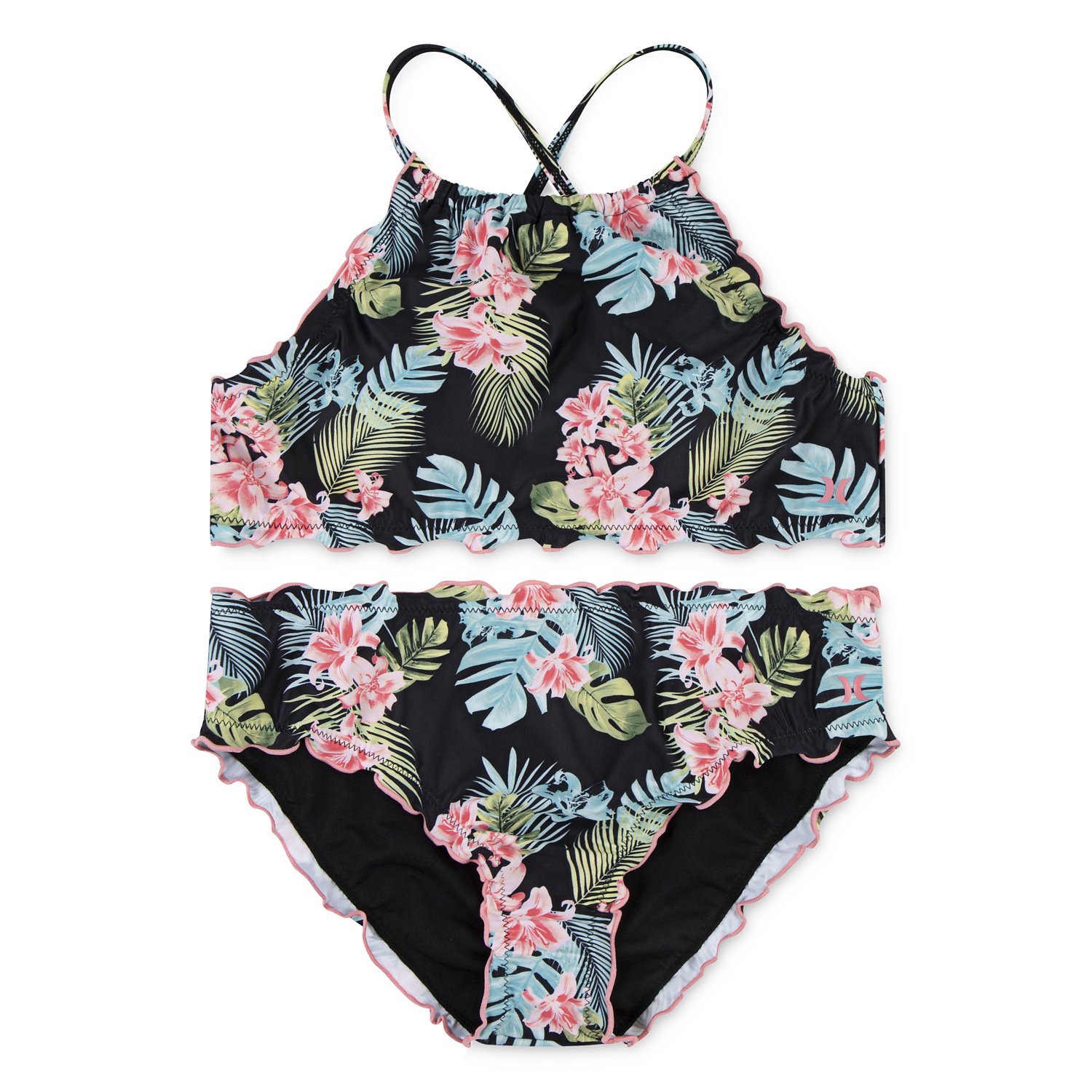 Hurley Girls' Halter Bikini 2-Piece Swim Set | Academy