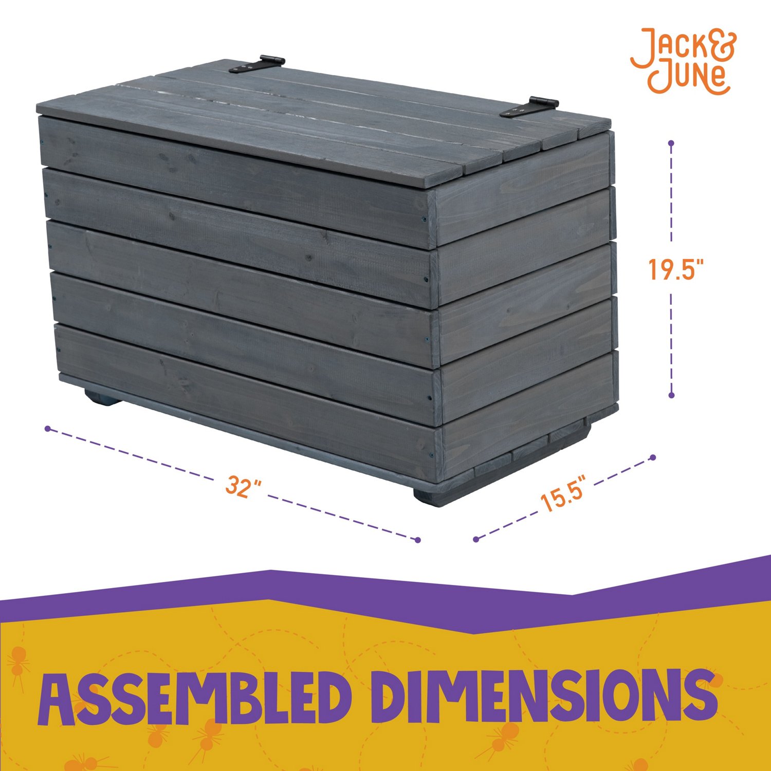 Jack & June Cedar Toy Chest | Academy