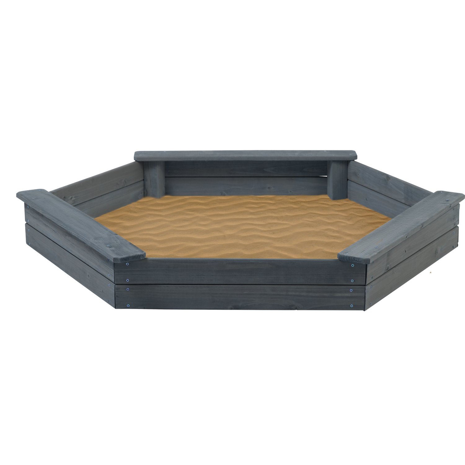 Jack & June Hexagonal Cedar Sand Box Playset | Academy