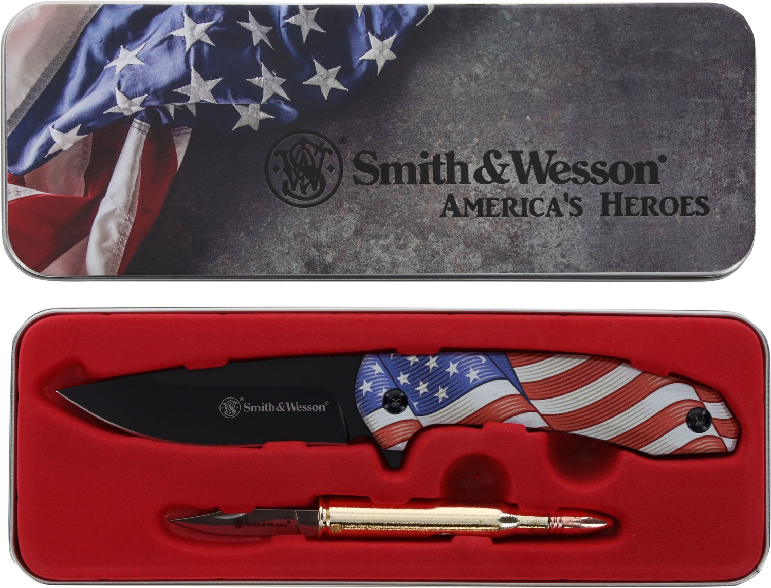 Smith & Wesson American Knife + Bullet Knife: Multi | Academy
