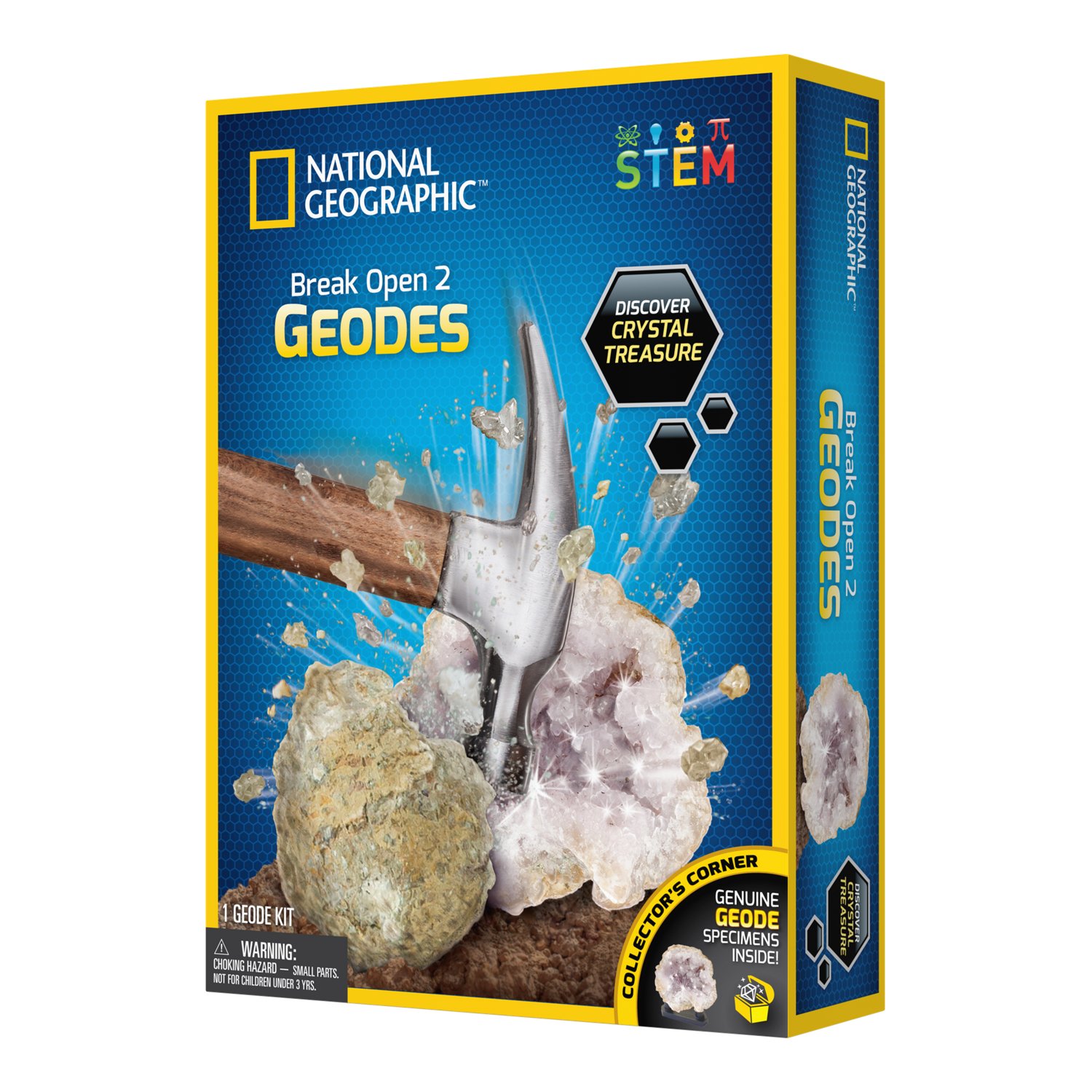 National Geographic Break Your Own Geode 2-Piece Kit | Academy