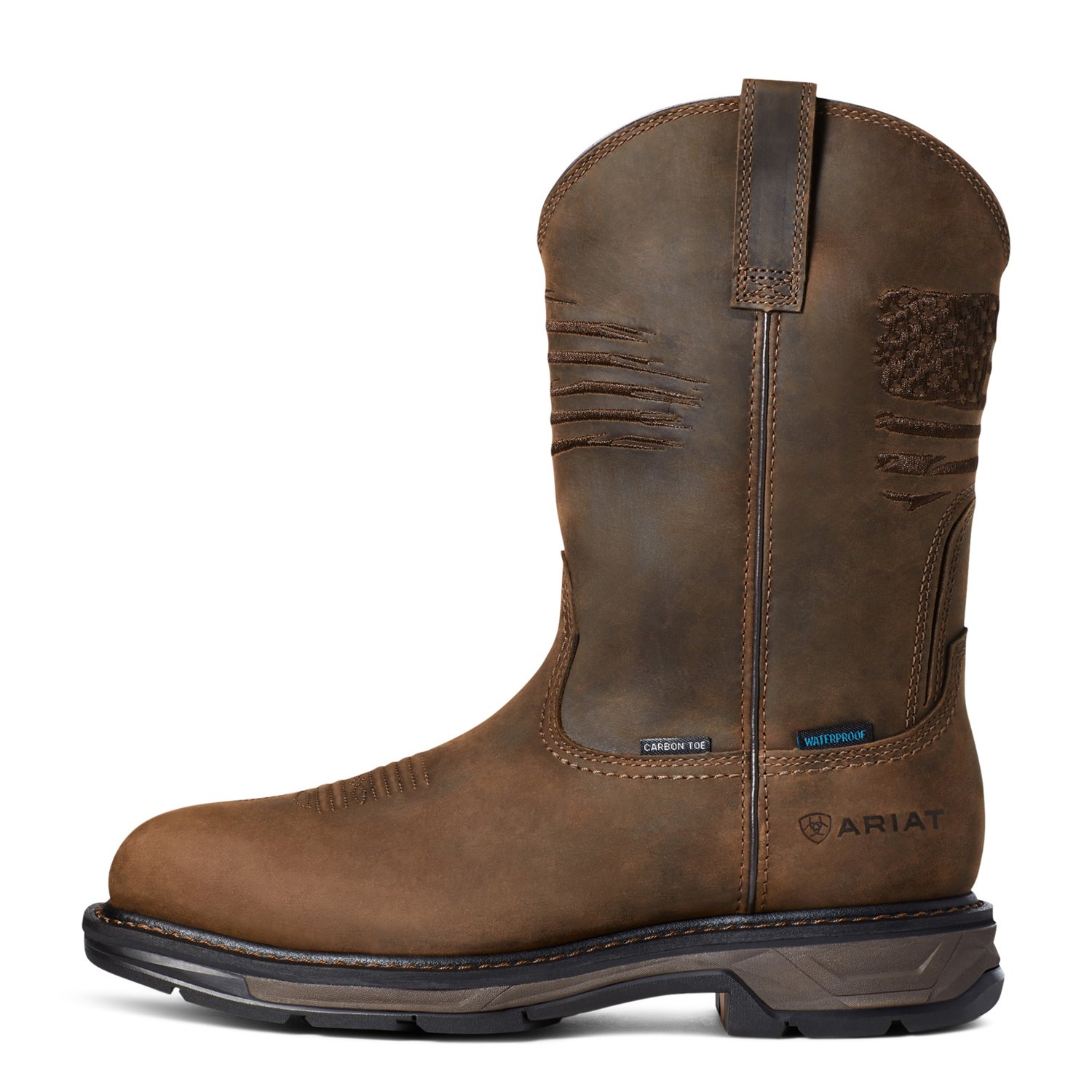 Ariat Men's WorkHog XT Patriot Waterproof CT Work Boots | Academy