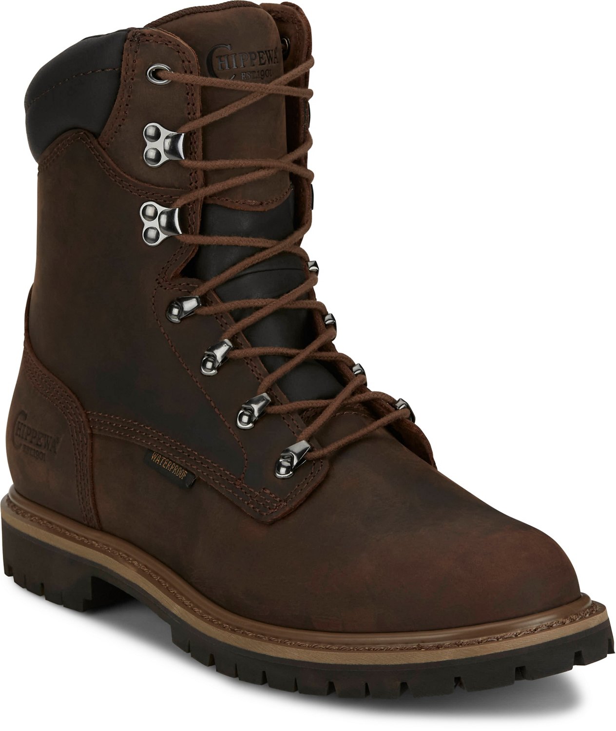 Chippewa Boots Men's Heavy Duty Tough Bark Utility EH Lace Up Work ...