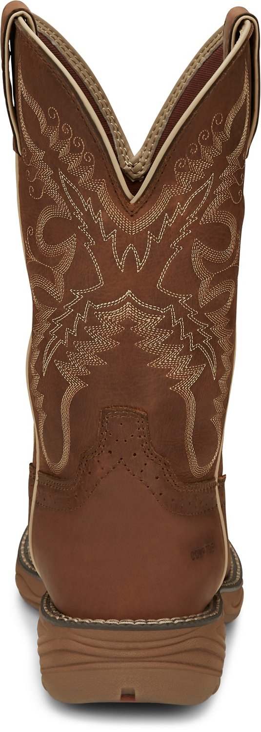 Justin Boots Women's Stampede Rush Composite Safety Toe Work Boots ...