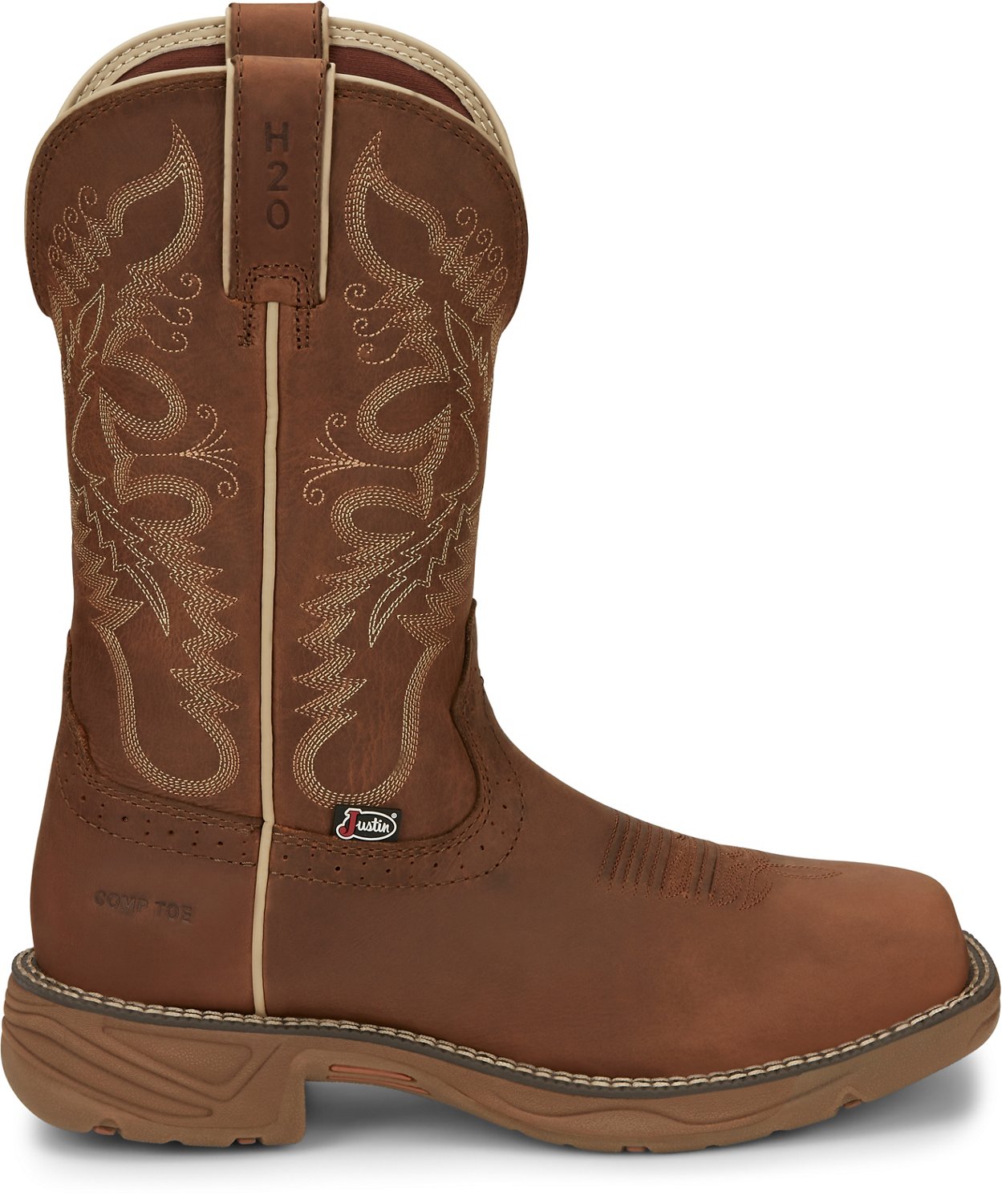 Justin Boots Women's Stampede Rush Composite Safety Toe Work Boots ...