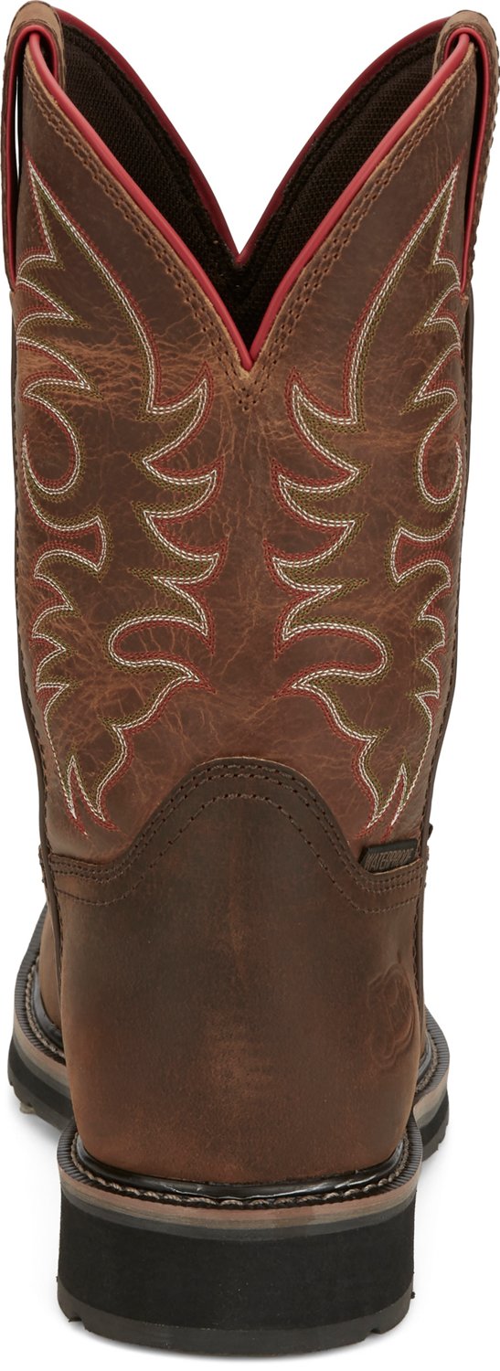 Justin Driller 11 in Steel Toe Waterproof Work Boots | Academy
