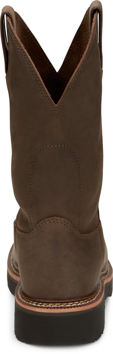 Justin Men's 10 in Carbide Pull-On Work Boots | Academy