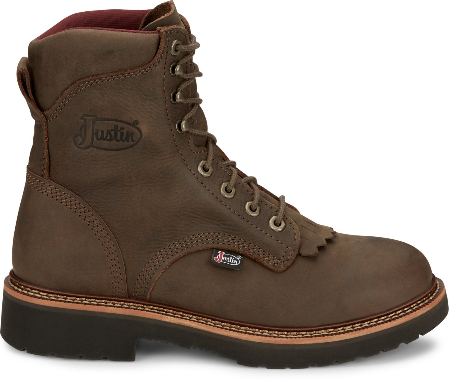 Justin Men's Rivot 8 in Lace-Up Work Boots | Academy