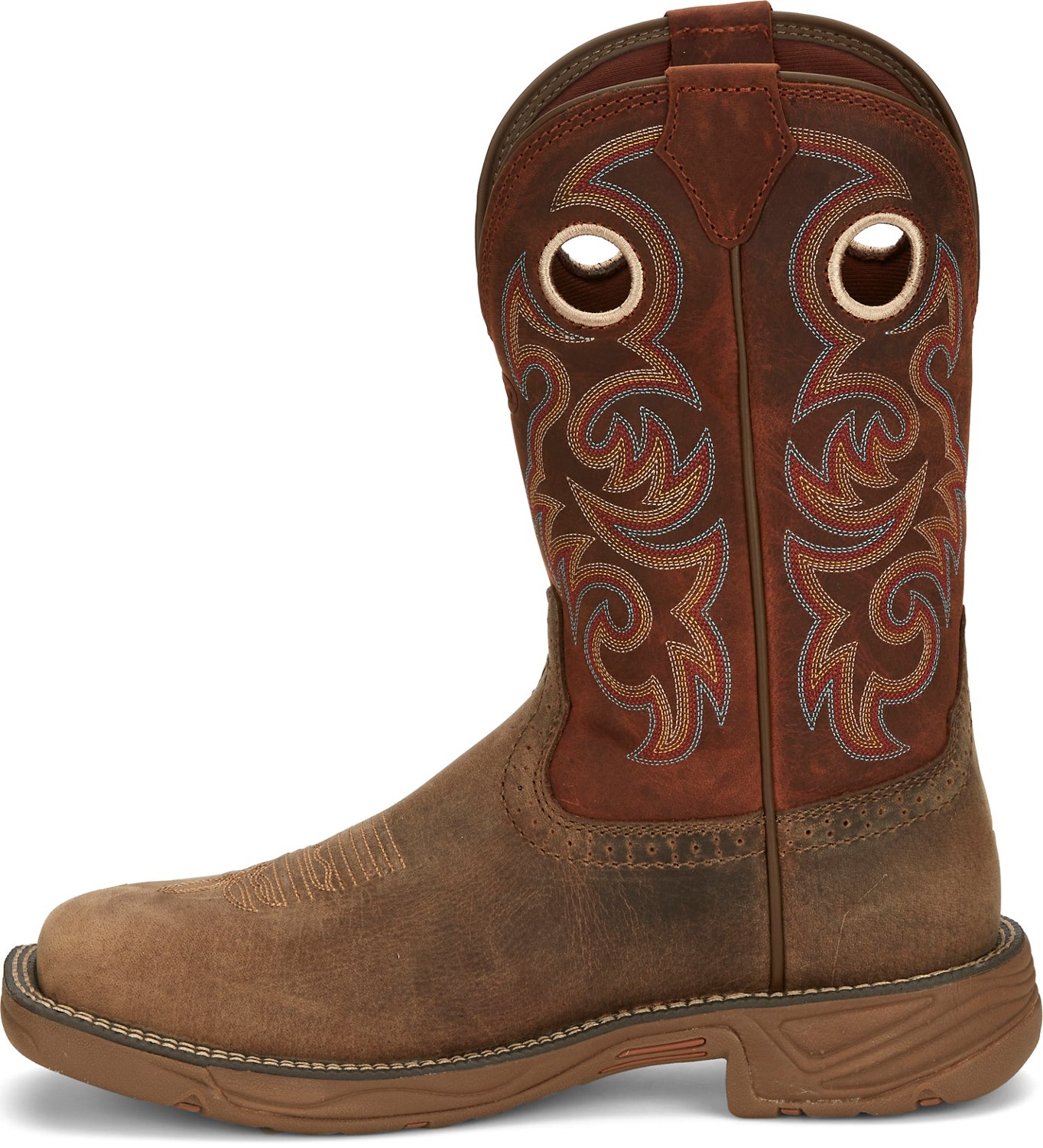 Justin Men's Stampede Rush 11 in Composite Toe Waterproof Work Boots ...